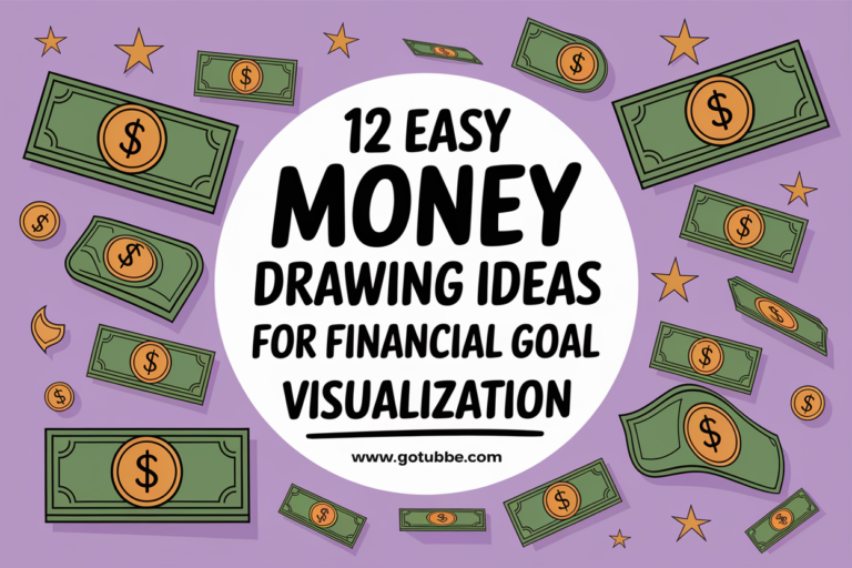 12 Easy Money Drawing Ideas for Financial Goal Visualization ...