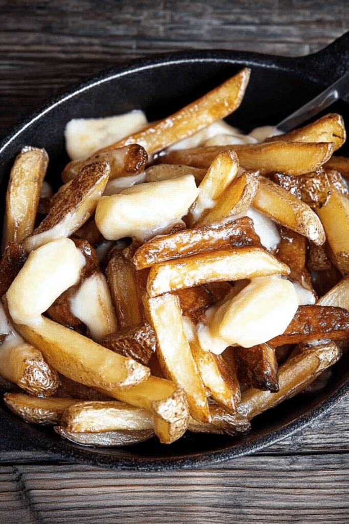 Authentic Canadian Poutine Recipe for Crispy Fries - spoonsway.com