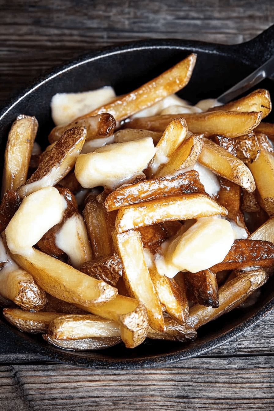 Authentic Canadian Poutine Recipe for Crispy Fries – spoonsway.com