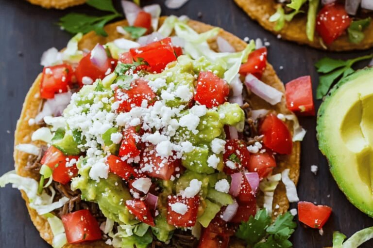 Easy Tostada Recipe - spoonsway.com