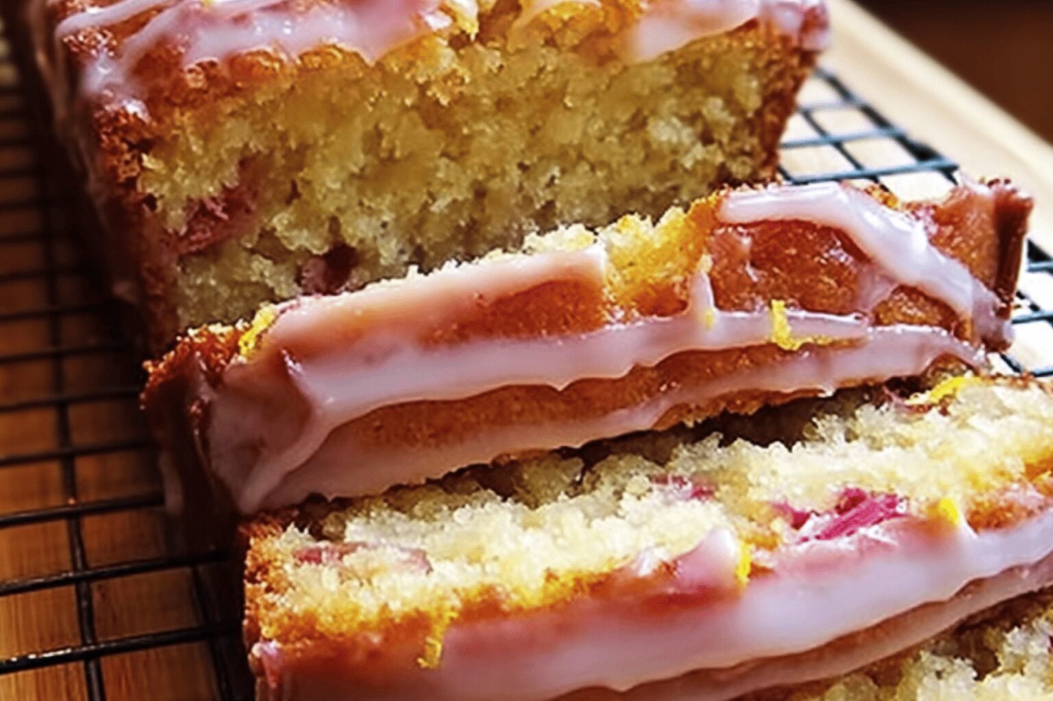 Lemon Rhubarb Sunshine Loaf - spoonsway.com