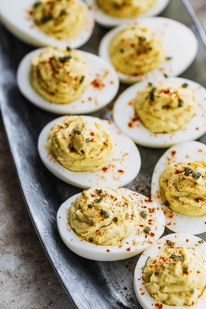 Classic Deviled Eggs with Pickle Relish Recipe - spoonsway.com