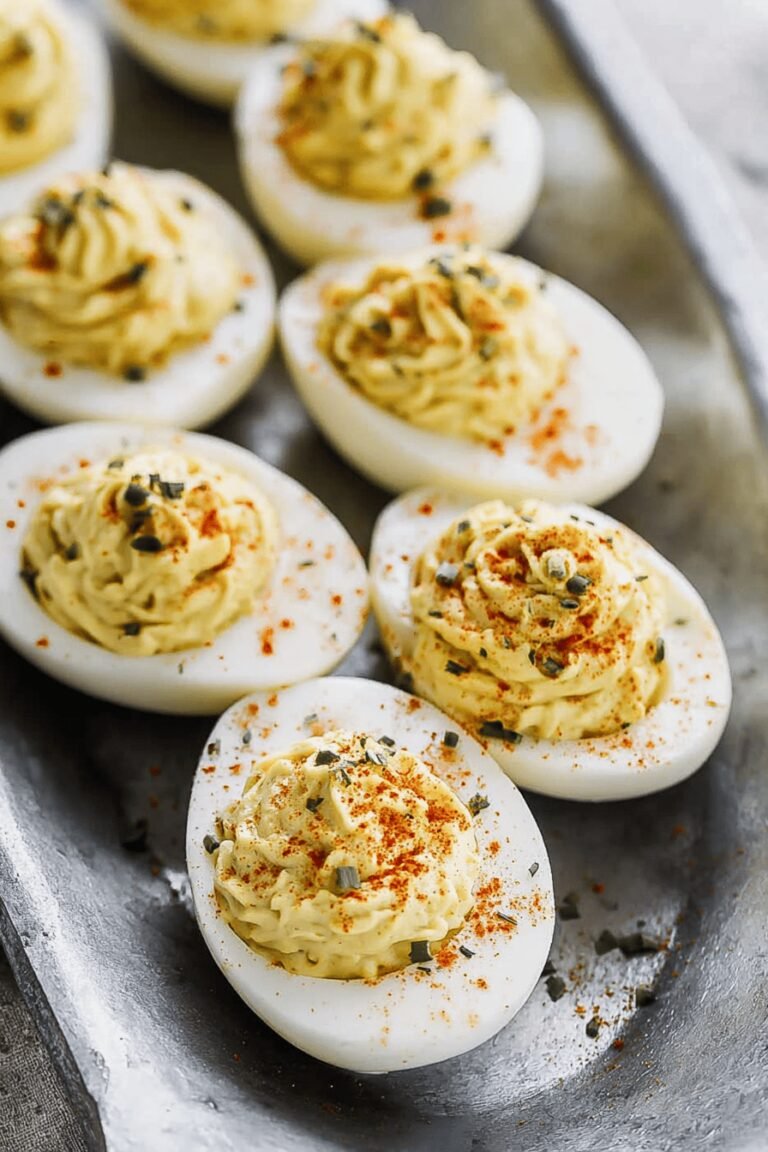 Classic Deviled Eggs with Pickle Relish Recipe – spoonsway.com