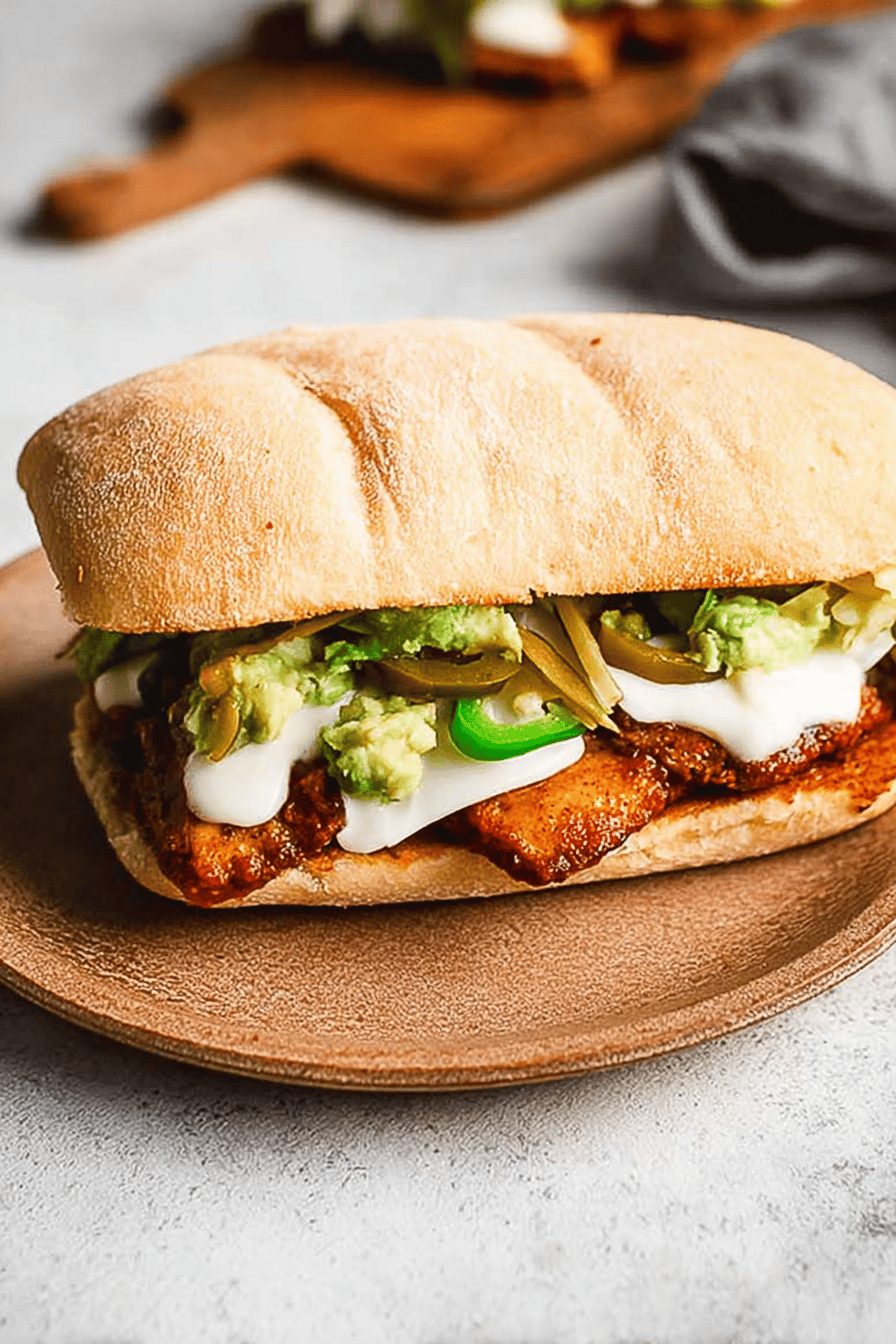 Crispy Chicken Torta Mexicana Sandwich – spoonsway.com