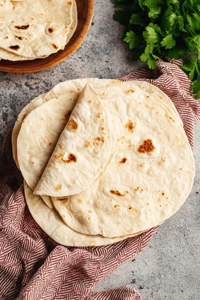Easy Homemade Flour Tortillas with 5 Ingredients - spoonsway.com