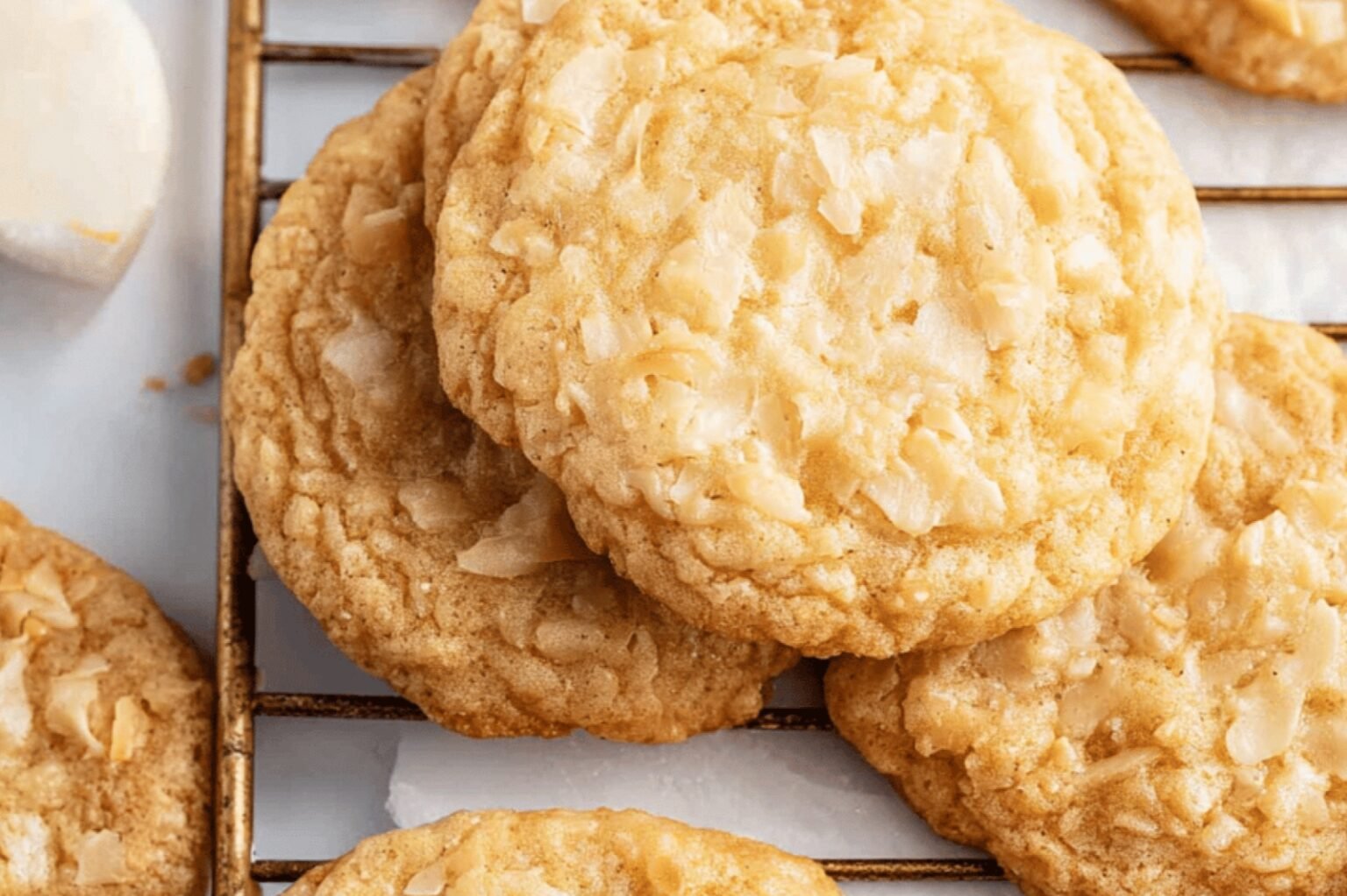 Chewy Buttery Coconut Cookies for Sweet Cravings - spoonsway.com