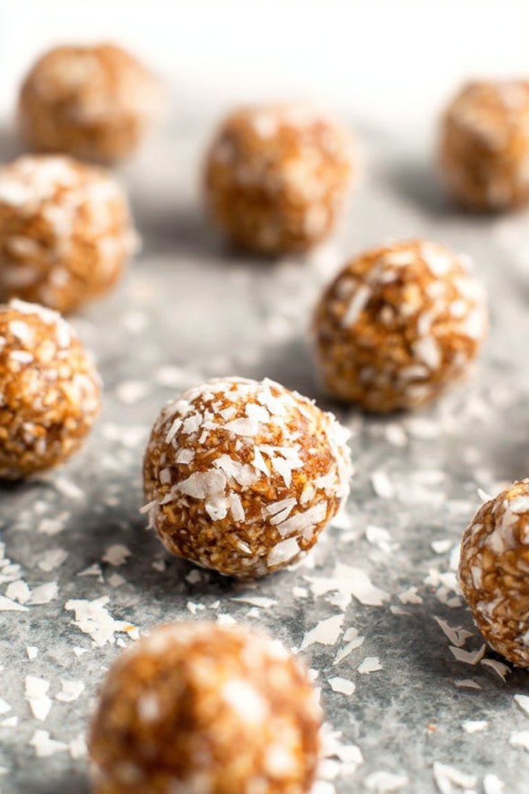 Almond Date Energy Balls Recipe - spoonsway.com