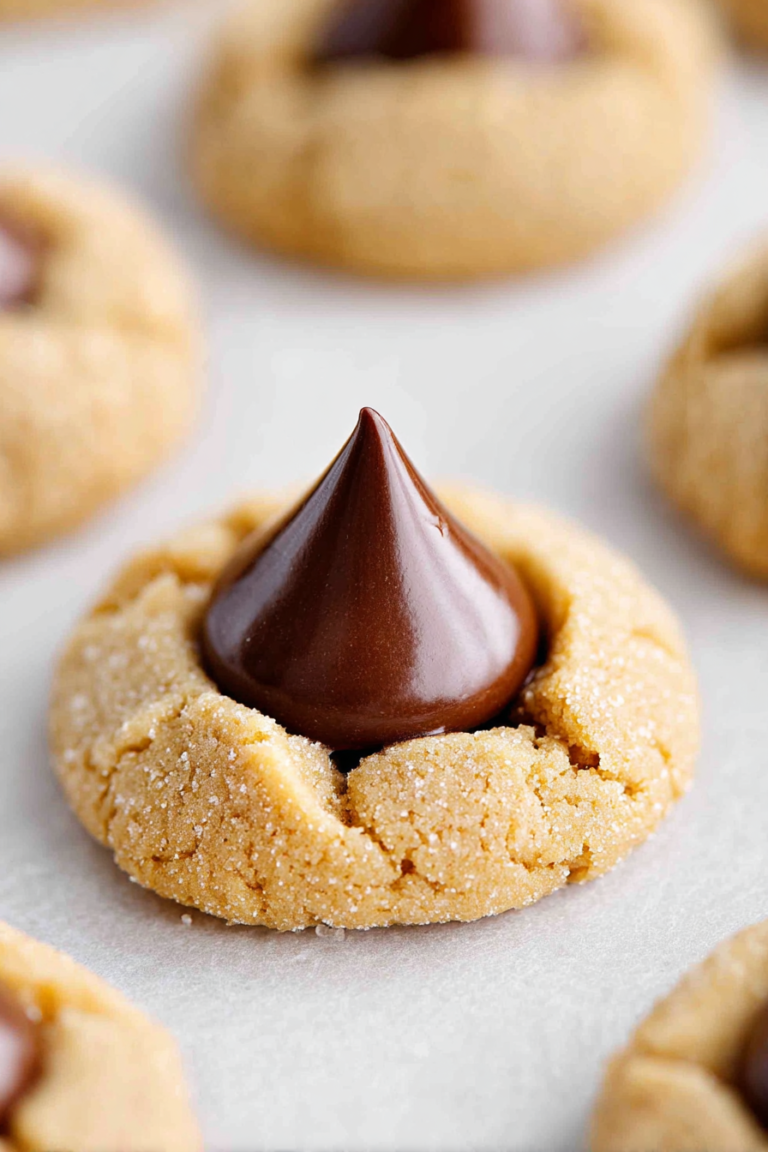 Classic Peanut Butter Blossom Cookie Recipe - spoonsway.com