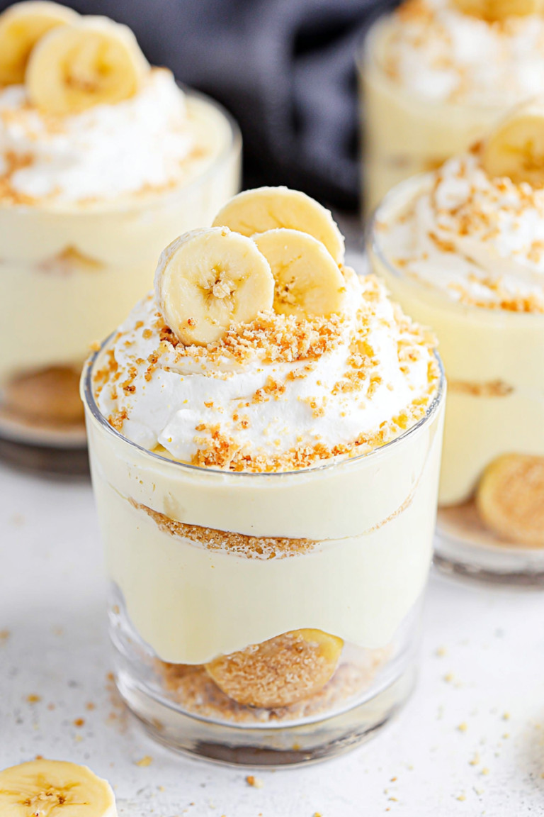 Easy Banana Pudding Cups Recipe - spoonsway.com