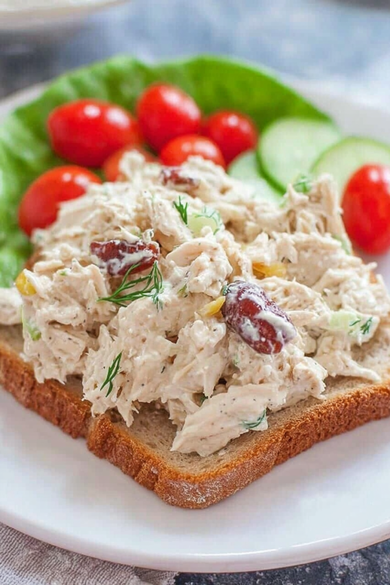 Easy Slow Cooker Chicken Salad Recipe - spoonsway.com
