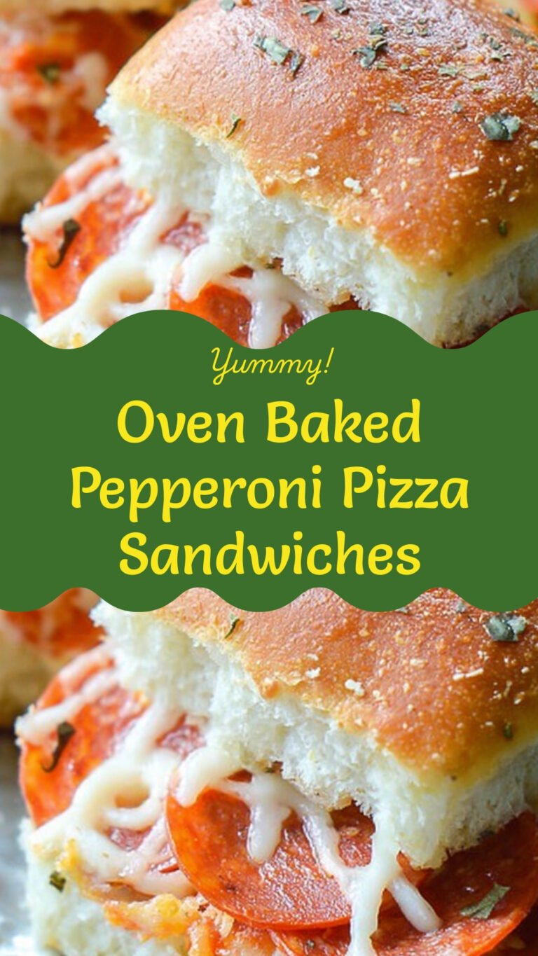 Oven Baked Pepperoni Pizza Sandwiches - spoonsway.com