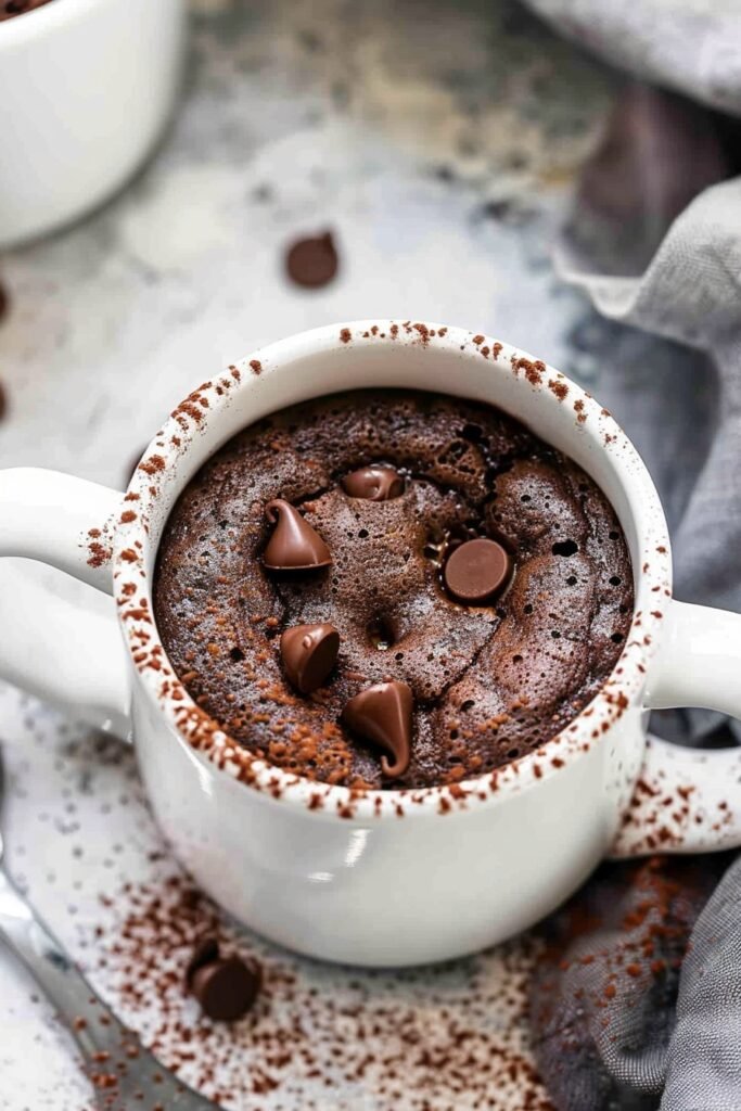 Easy Chocolate Mug Cake from Scratch - spoonsway.com