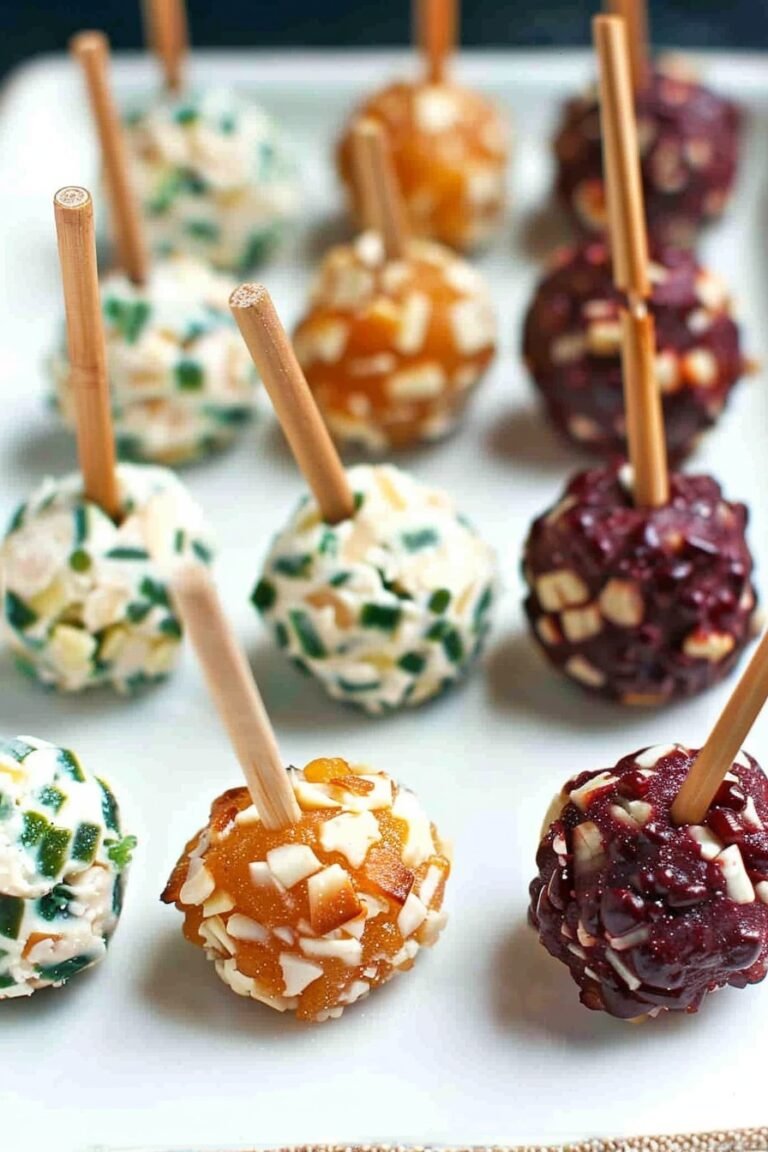 Mini Cheese Ball Bites Recipe from Scratch - spoonsway.com
