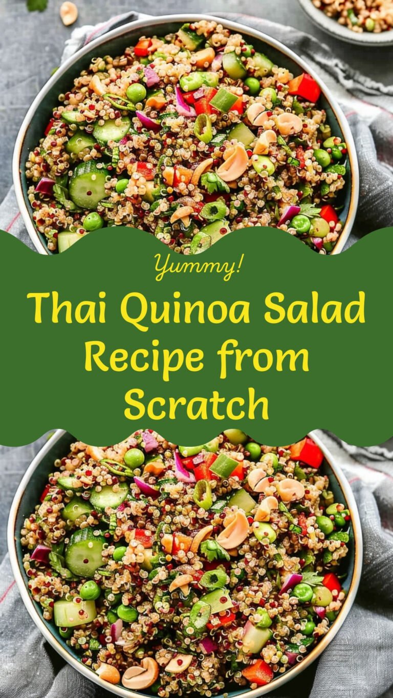 Thai Quinoa Salad Recipe from Scratch - spoonsway.com
