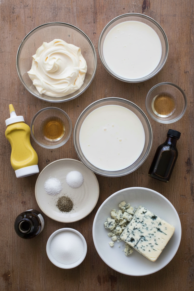 Chunky Buttermilk Blue Cheese Dressing Recipe - spoonsway.com
