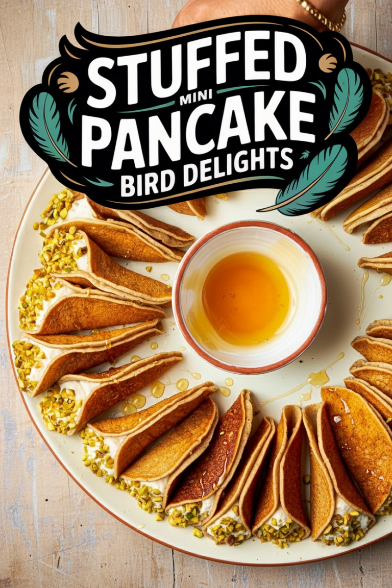 Stuffed Mini Pancake Bird Delights - spoonsway.com